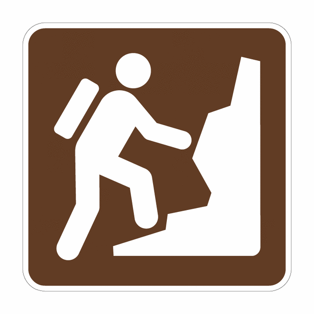 Climbing (Symbol) Sign RS-082 | 304588 | TAPCO - Traffic & Parking ...